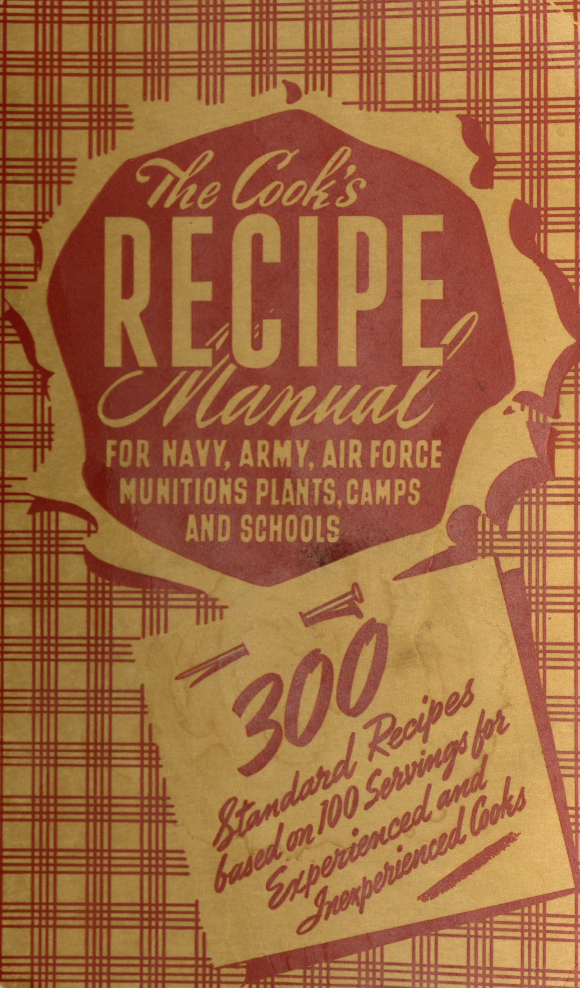 The Cook's Recipe Manual | Wartime Canada