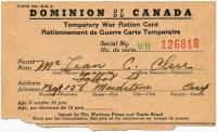 Rationing | Wartime Canada